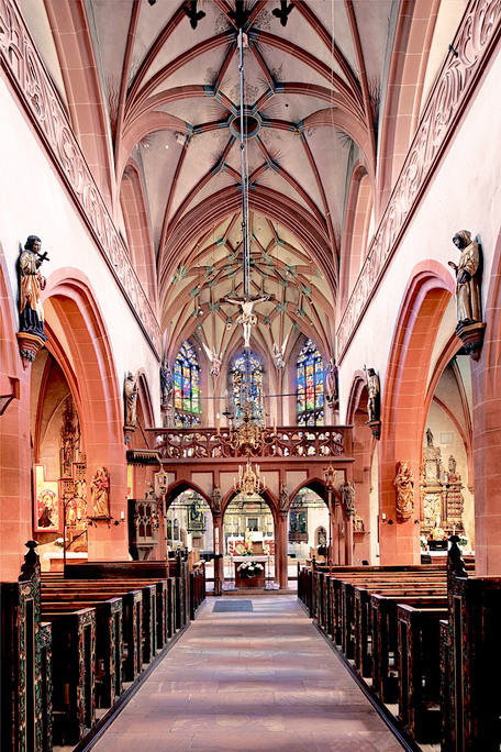 Basilique Saint-Denis et Saint-Valentin, de Kiedrich im Rheingau ...